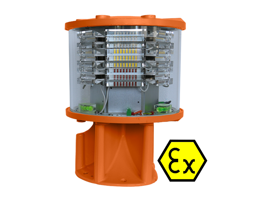 DUAL L864/L865-LXS-200-Ex OP IS WHITE/RED Medium Intensity